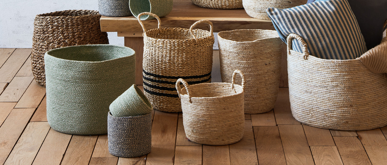 Blanket Baskets — Design Ideas
