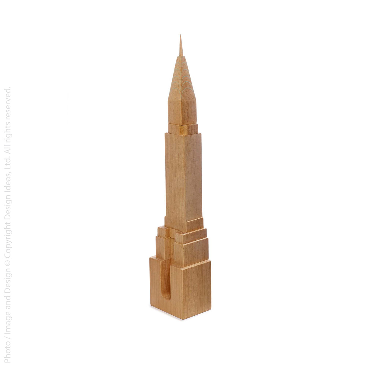 BuildingBlocks Wooden Chrysler Building - texxture™ — Design Ideas