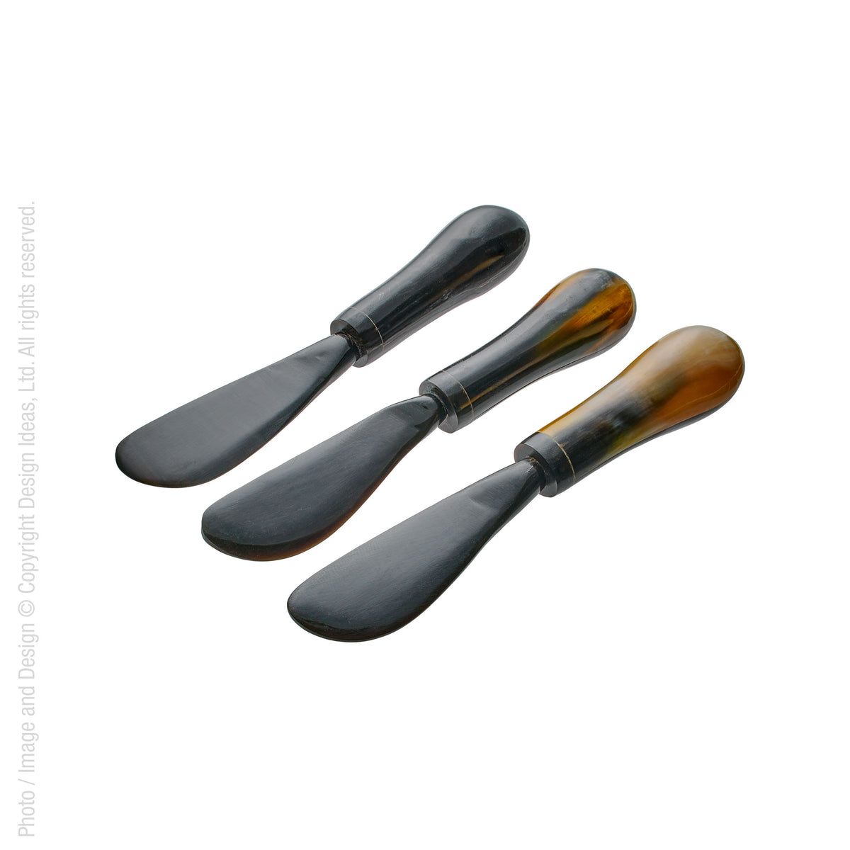 Brookby™ Hand Forged Water Buffalo Horn Spreaders (set of 4) - texxture ...