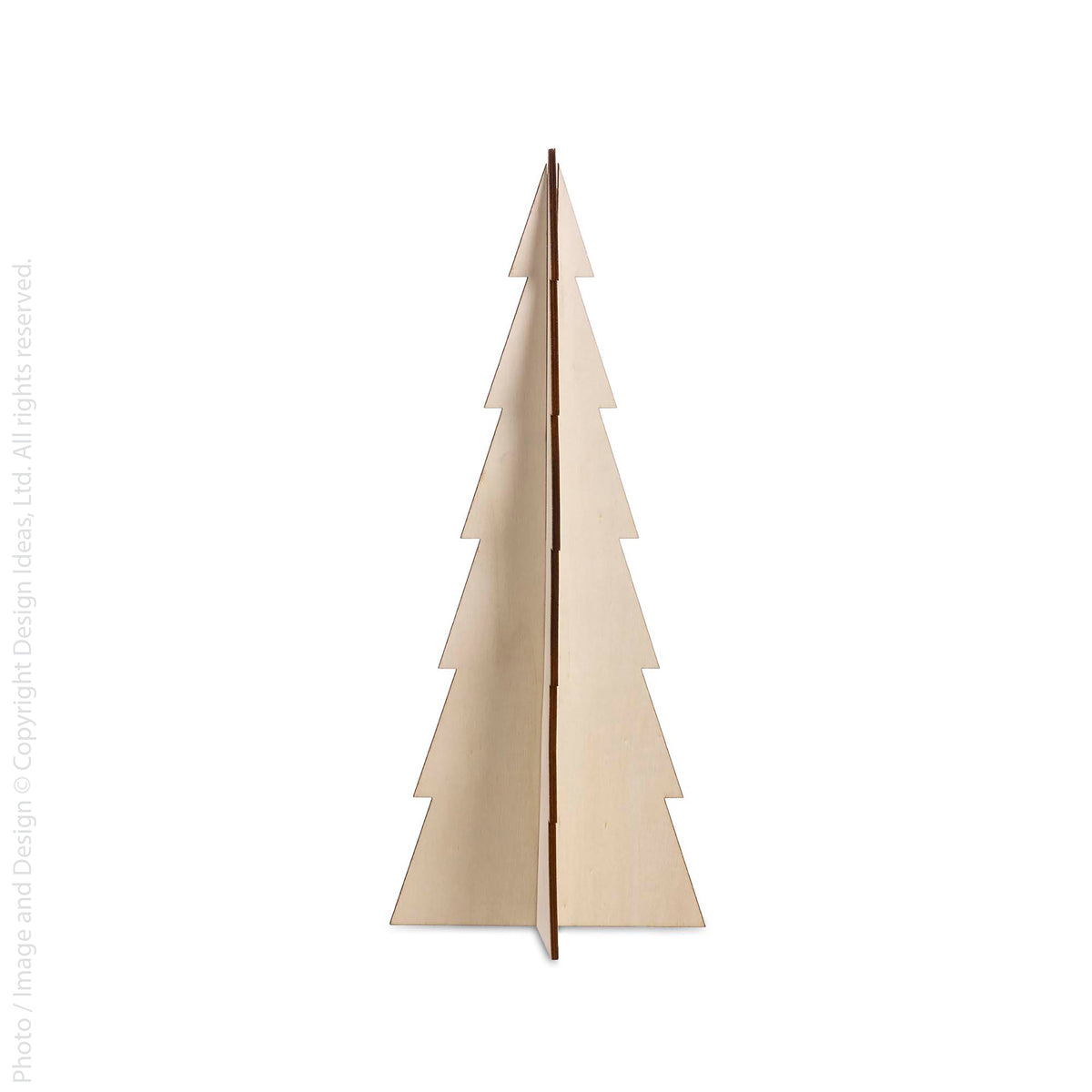 Tannenbaum White Wood Tree (11 Inch) - texxture™ — Design Ideas